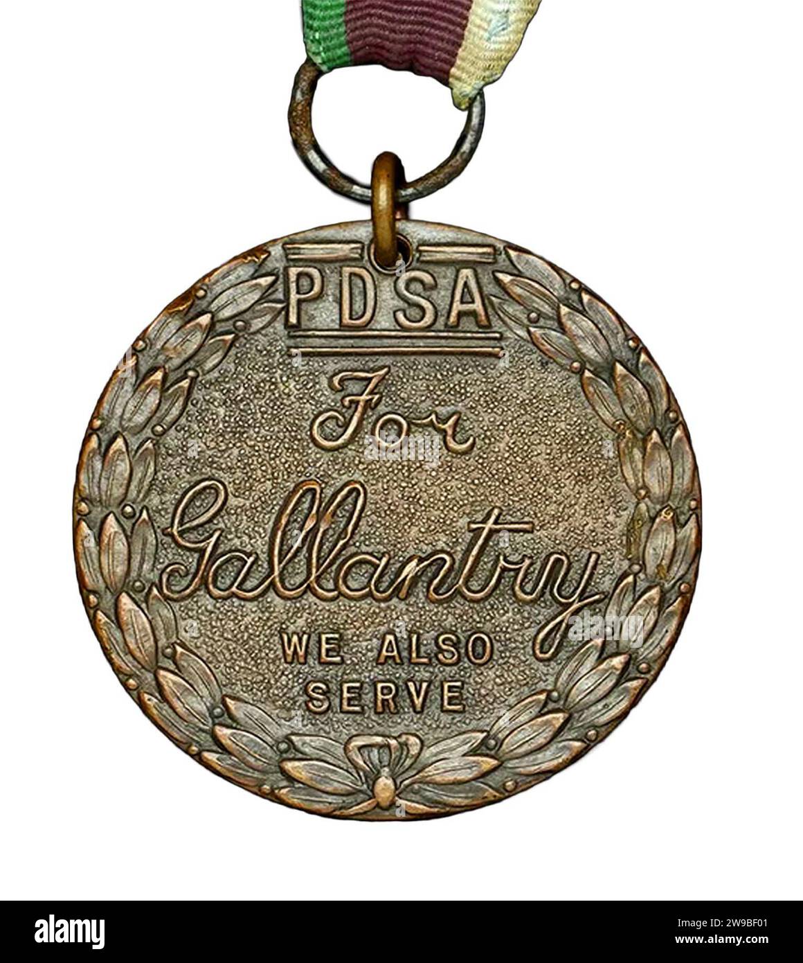 The Dickin Medal. The PDSA Dickin Medal is awarded to animals for ...