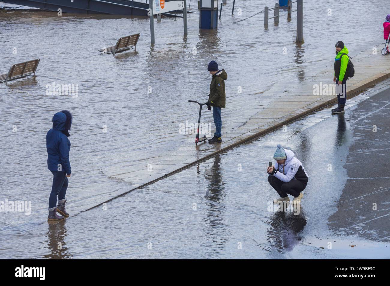 Hochwasser in Dresden Durch die starken Niederschläge in Form von ...