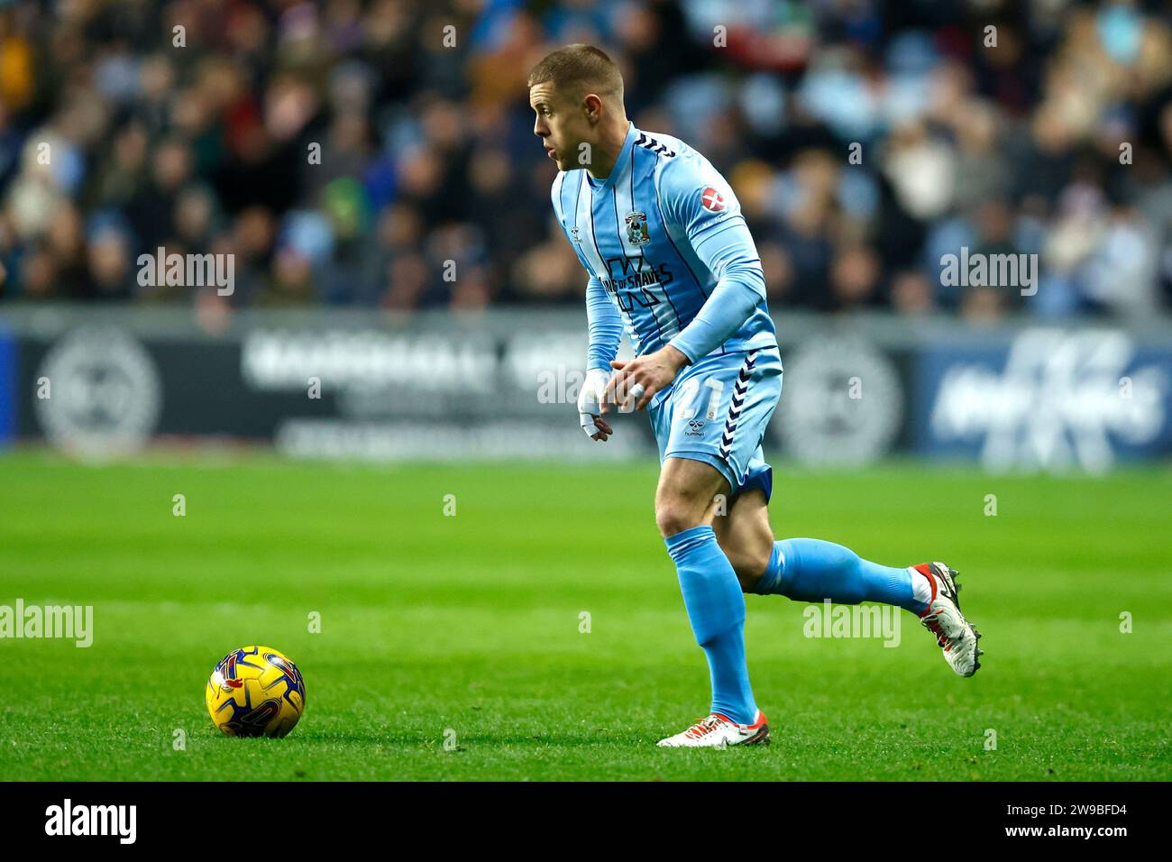 Coventry City's Jake Bidwell in action during the Sky Bet Championship ...