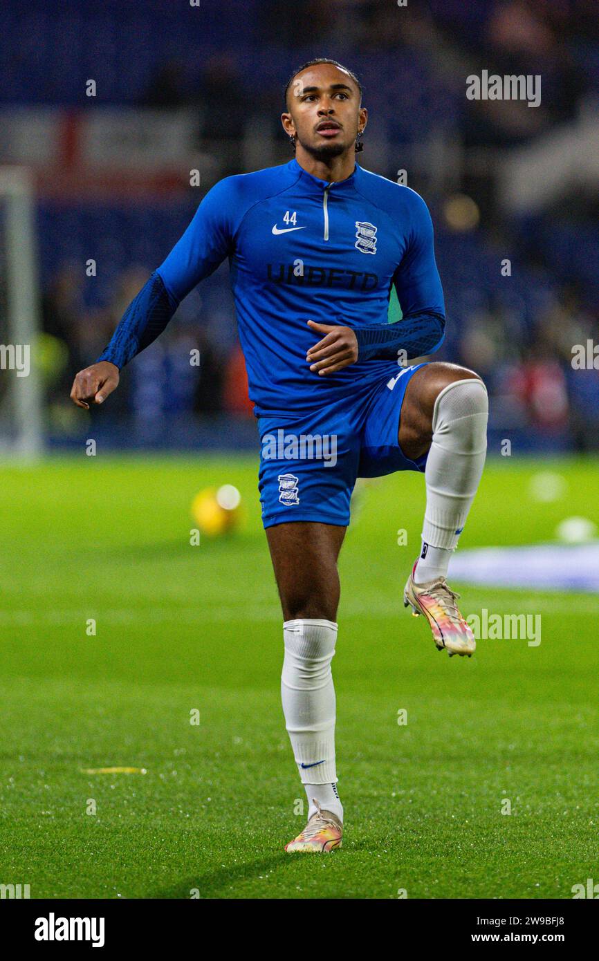 26th December 2023; St Andrews, Birmingham, West Midlands, England; EFL Championship Football ...