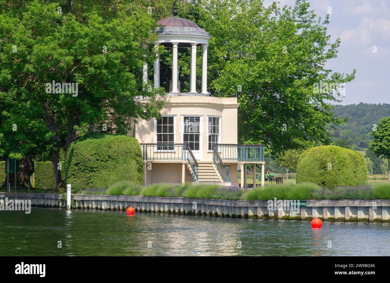 14 June 23 Temple Island with its Folly on The River Thames at Henley ...