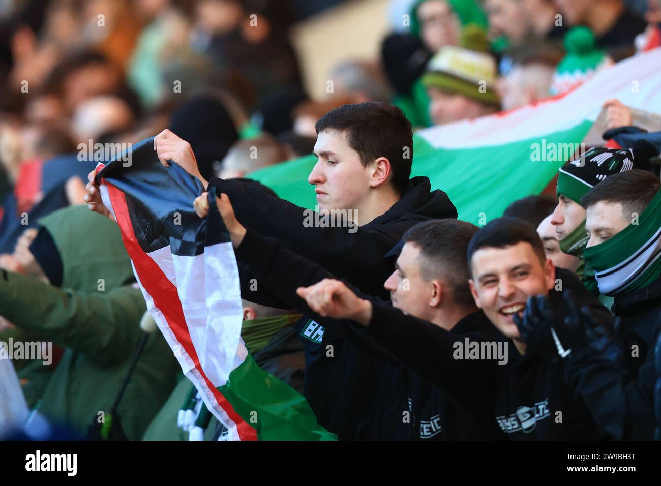 Palestinian football fans hi-res stock photography and images - Alamy