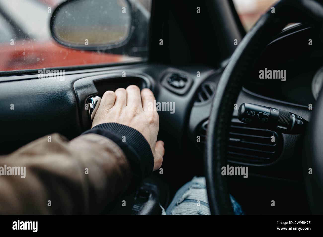 Driver presses hi-res stock photography and images - Alamy