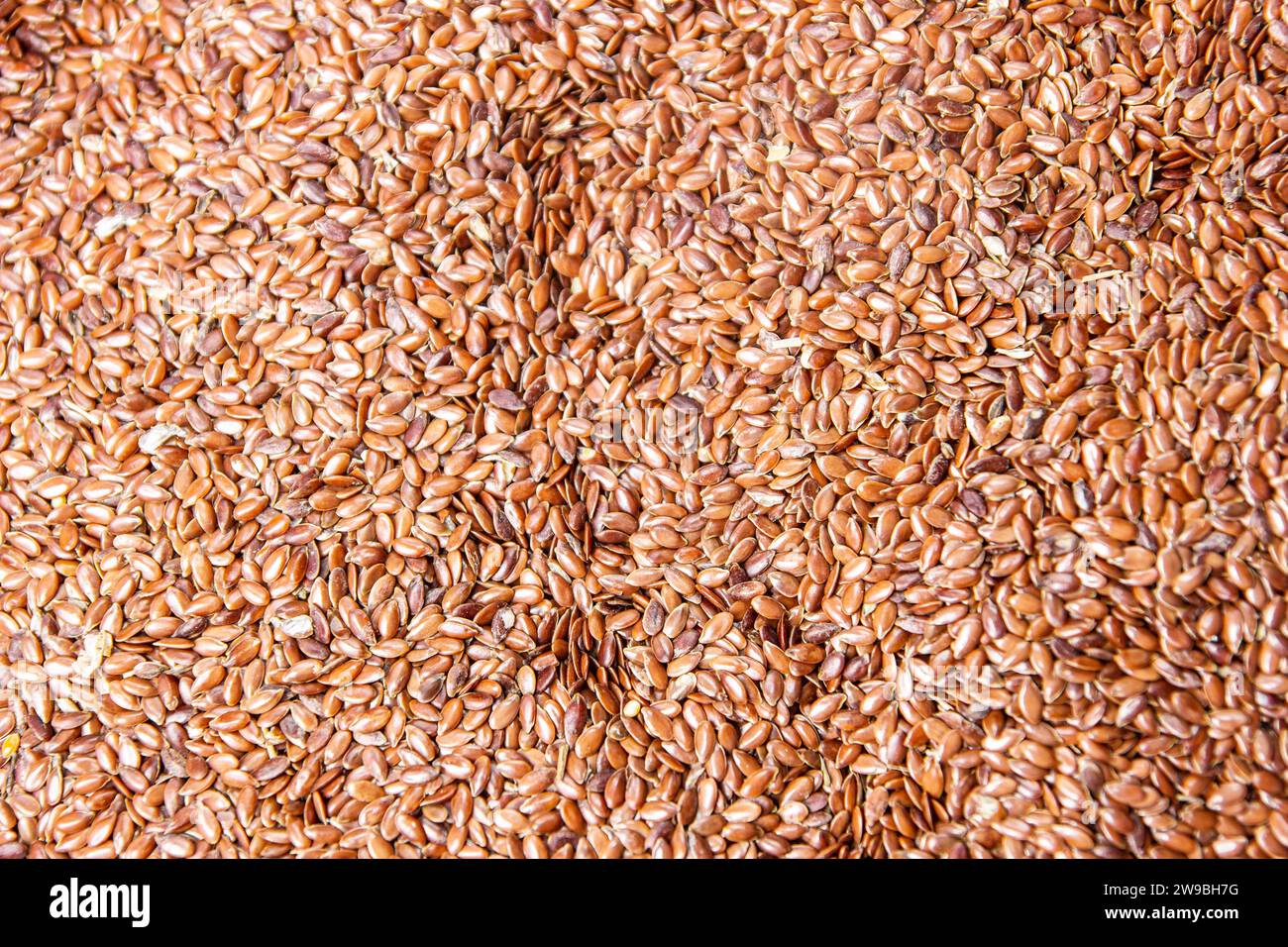 A huge amount of flax seeds, superfood, healthy eating, fitness Stock ...