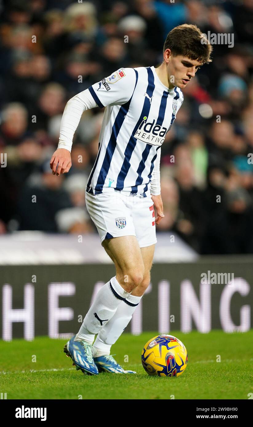 West Bromwich Albion's Tom Fellows during the Sky Bet Championship ...