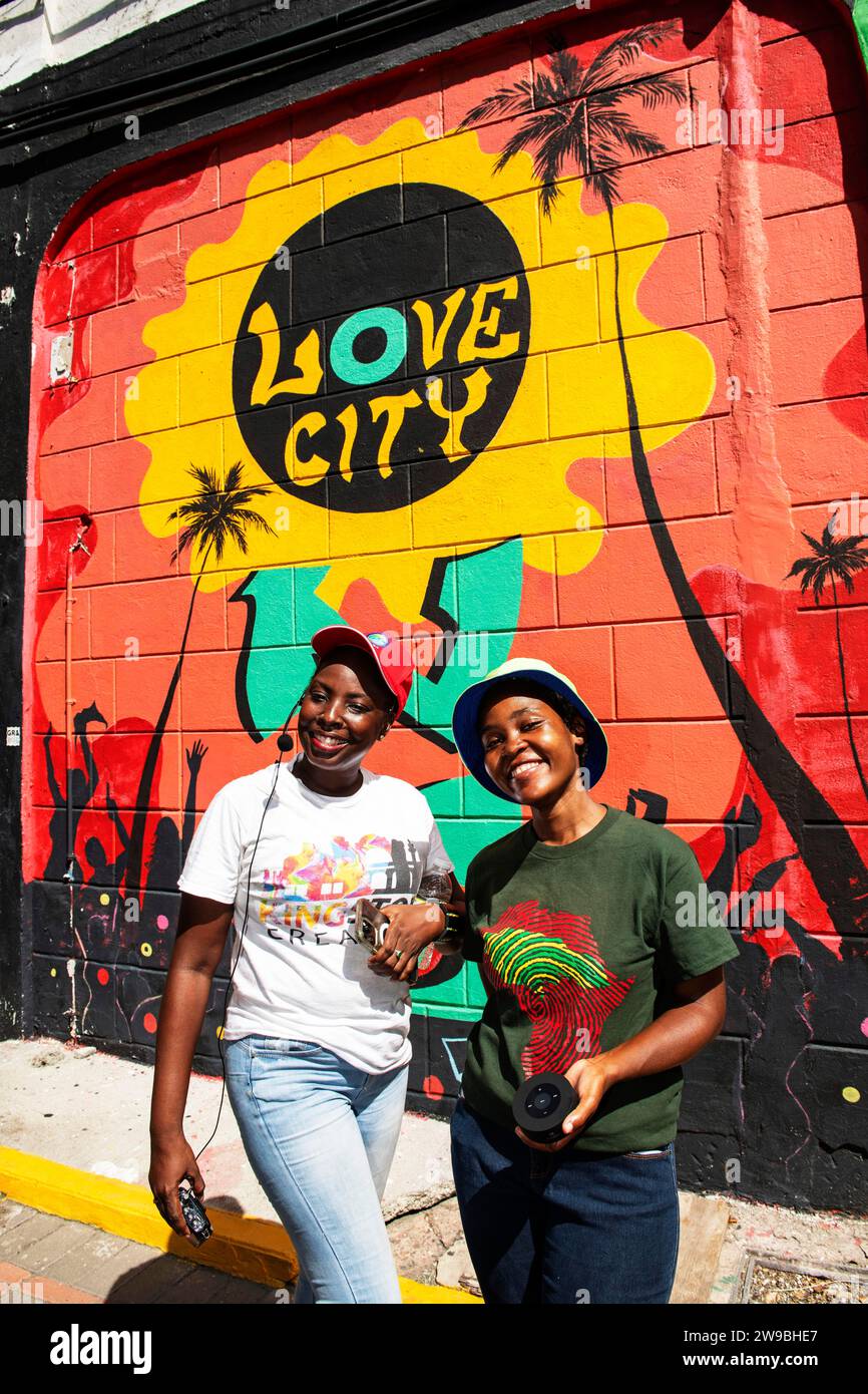 Tour Guides at Water Lane, Downtown Arts Project, Kingston, Jamaica ...