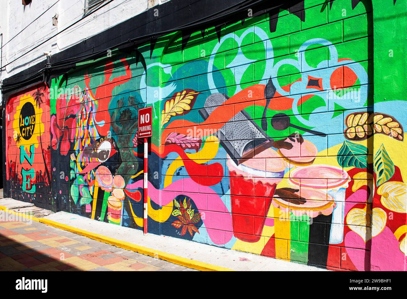 Food mural, Water Lane, Downtown Arts Project, Kingston, Jamaica ...