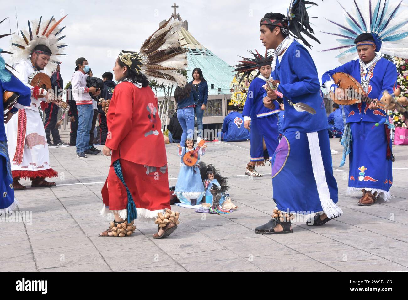 Indigenous Dancers during the Pilgrimage to the Villa Guadalupe ...