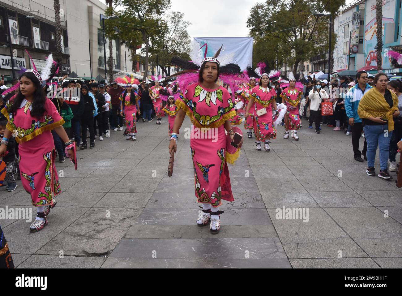 Indigenous Dancers during the Pilgrimage to the Villa Guadalupe ...