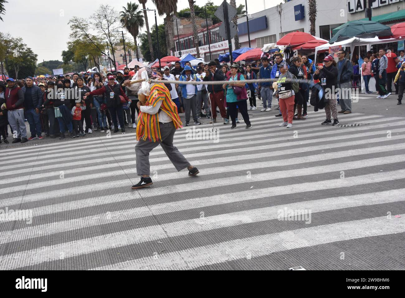 Indigenous Dancers during the Pilgrimage to the Villa Guadalupe ...