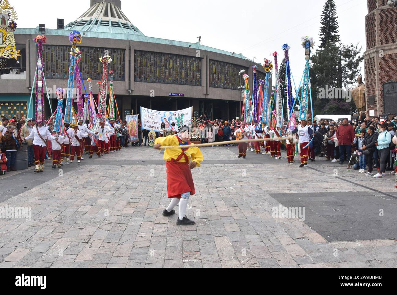 Indigenous Dancers during the Pilgrimage to the Villa Guadalupe ...