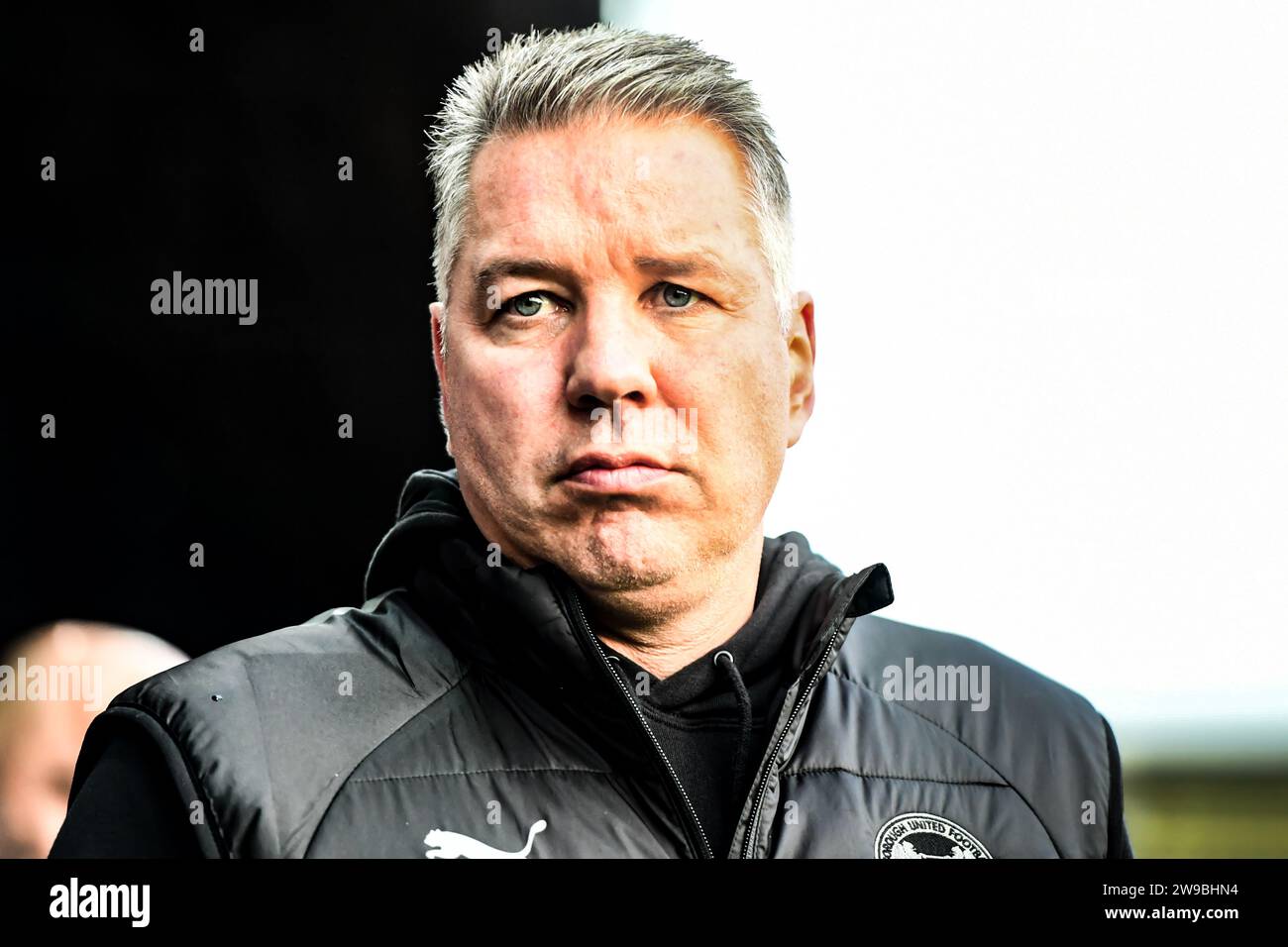 Manager Darren Ferguson (Manager Peterborough United) during the Sky ...