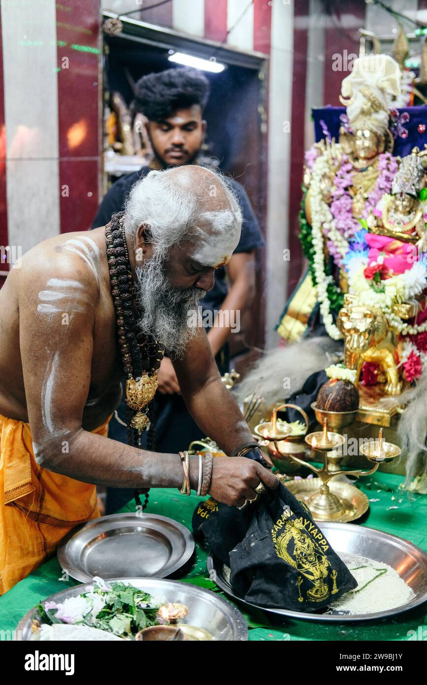 London, UK. 26th December 2023The Swami Ayyappan Temple in Manor Park ...