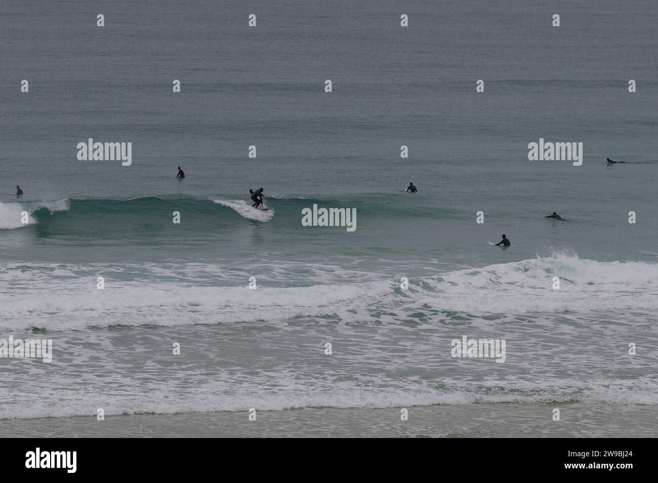 Hale Beach, Cornwall, United Kingdom. 26th Dec 2023. Local Surfers ...