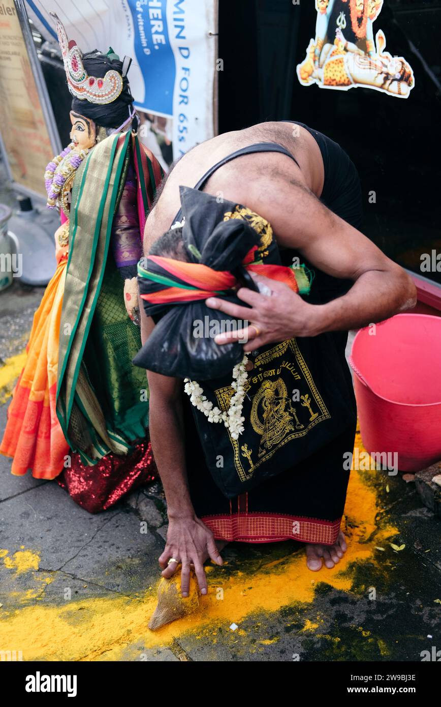 London, UK. 26th December 2023The Swami Ayyappan Temple in Manor Park ...