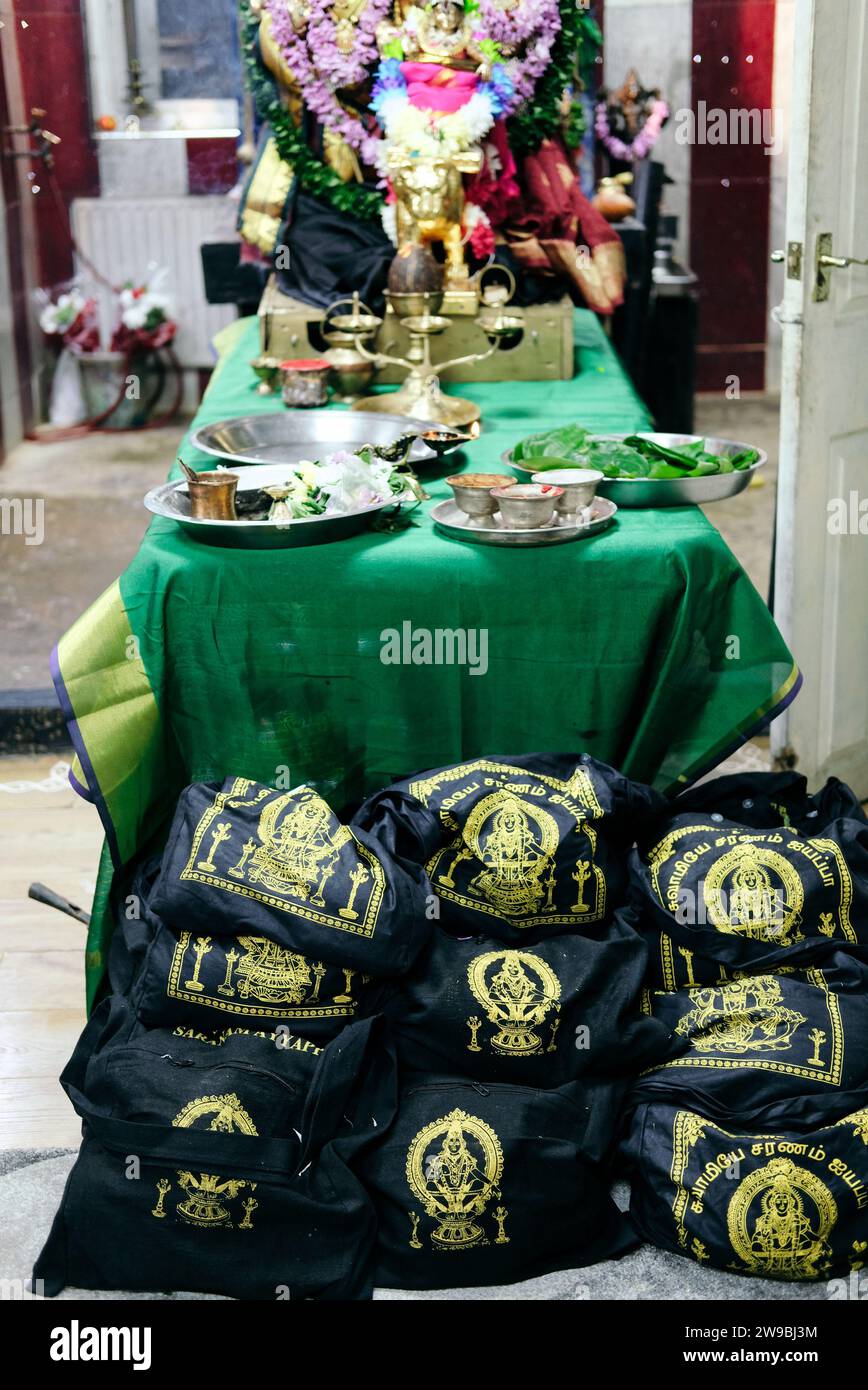 London, UK. 26th December 2023The Swami Ayyappan Temple in Manor Park ...