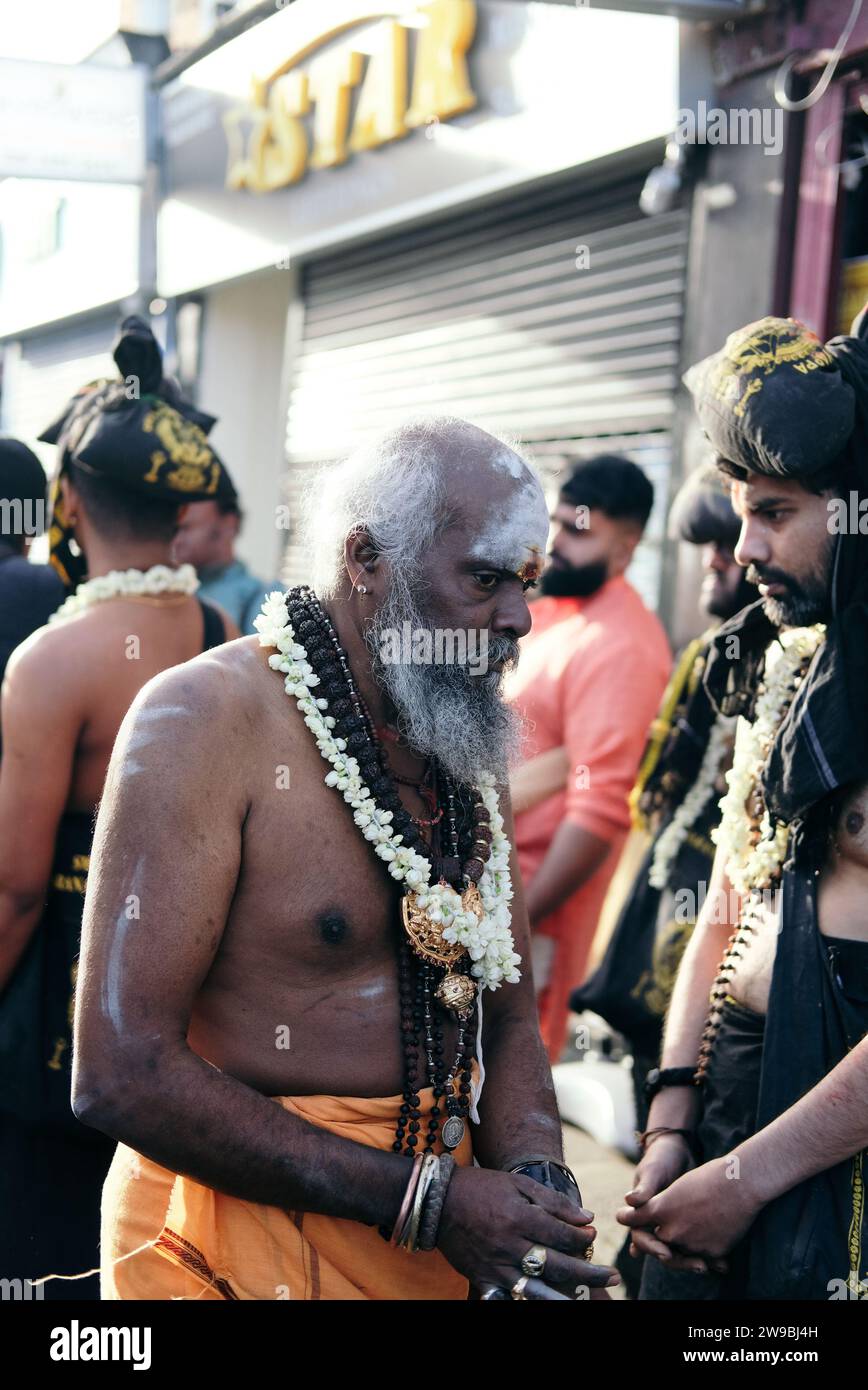 London, UK. 26th December 2023The Swami Ayyappan Temple in Manor Park ...