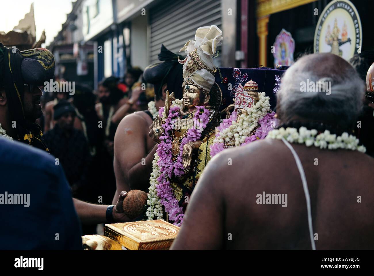 London, UK. 26th December 2023The Swami Ayyappan Temple in Manor Park ...