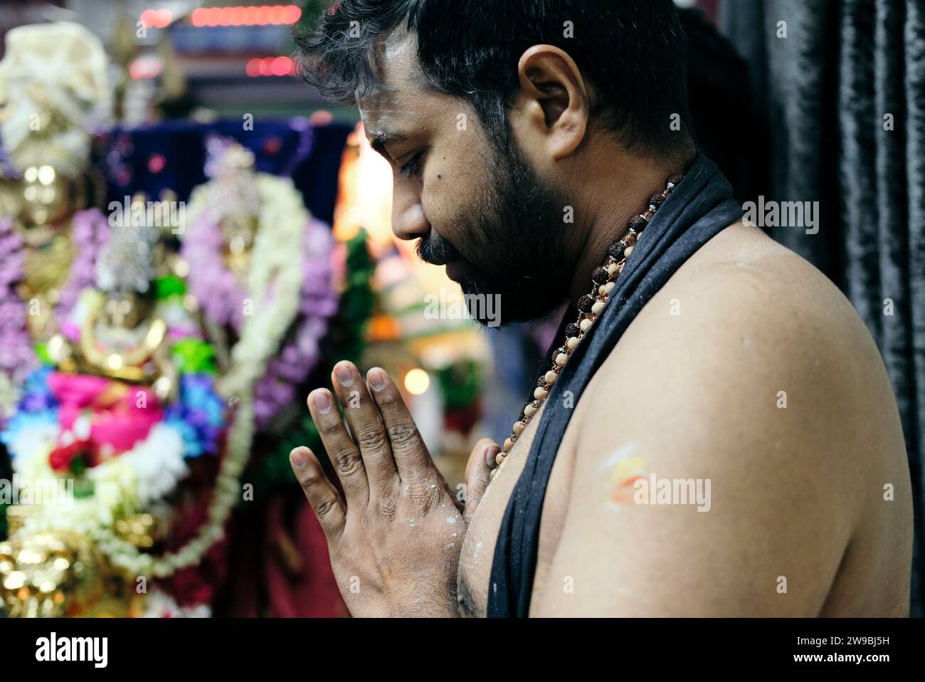 London, UK. 26th December 2023The Swami Ayyappan Temple in Manor Park ...