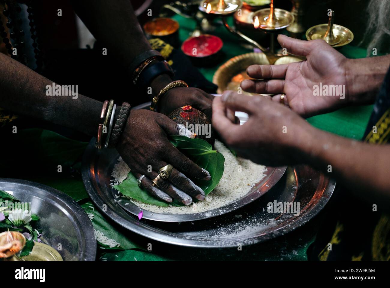 London, UK. 26th December 2023The Swami Ayyappan Temple in Manor Park ...