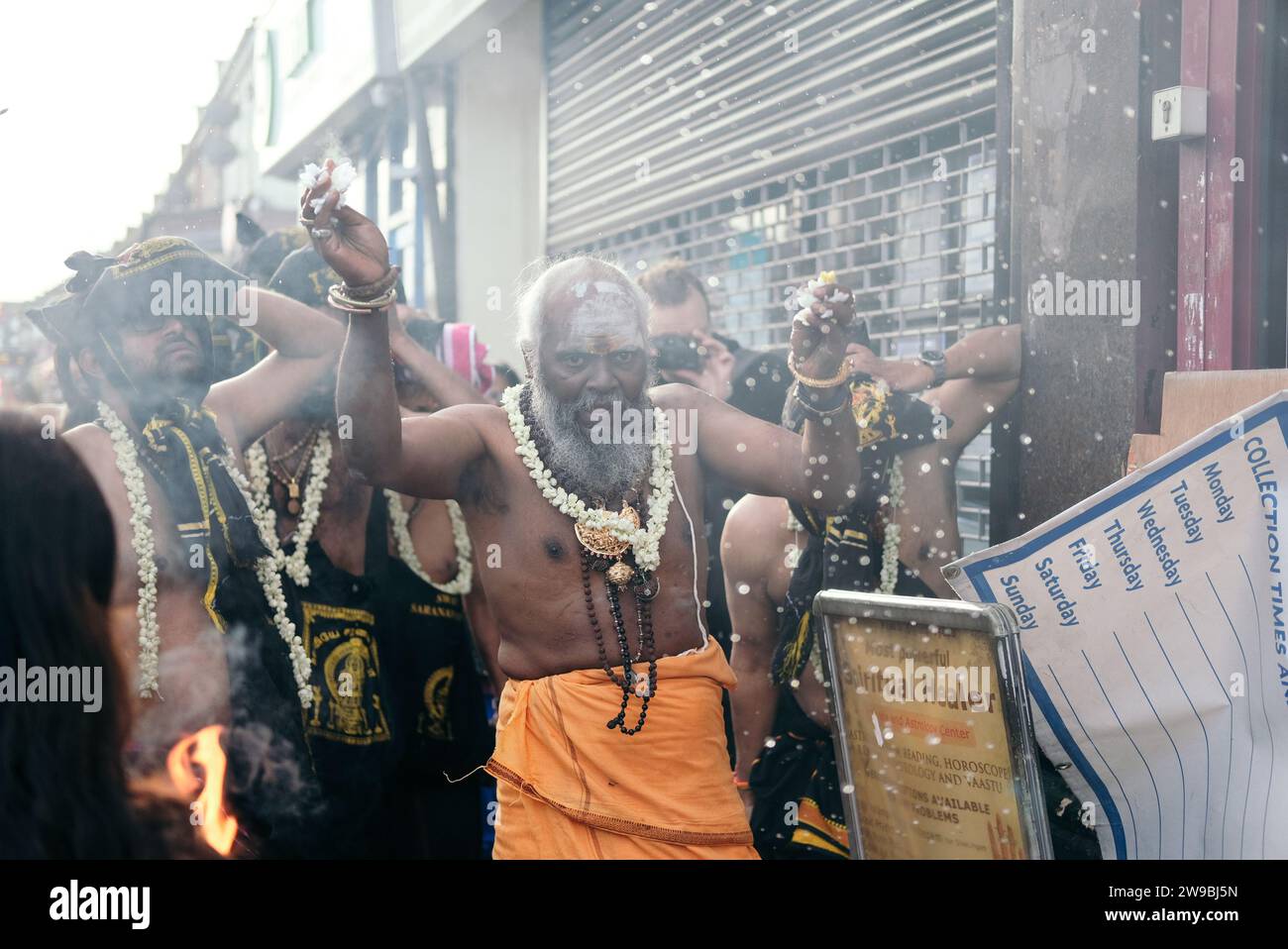 London, UK. 26th December 2023The Swami Ayyappan Temple in Manor Park ...