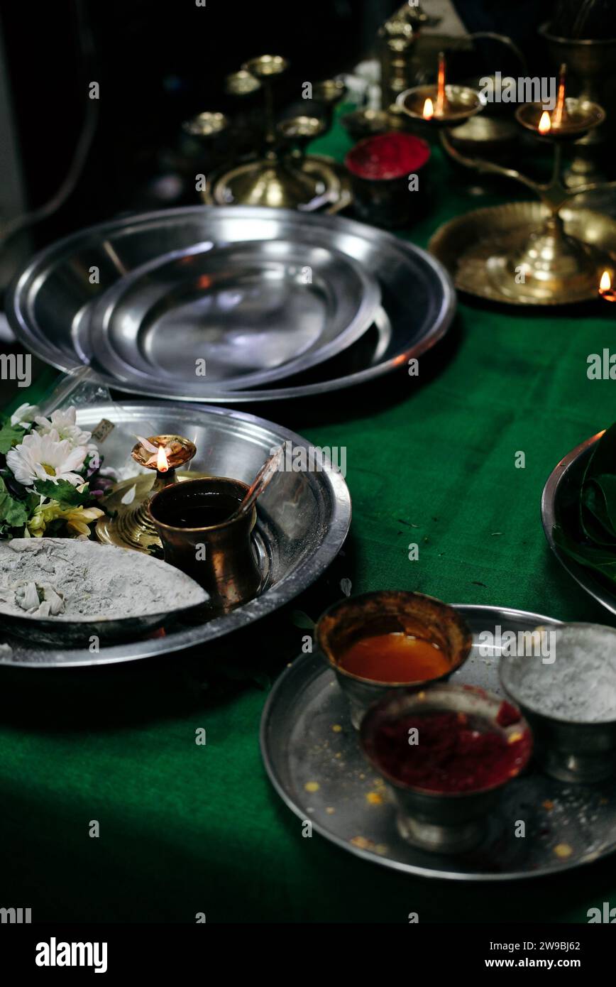 London, UK. 26th December 2023The Swami Ayyappan Temple in Manor Park ...