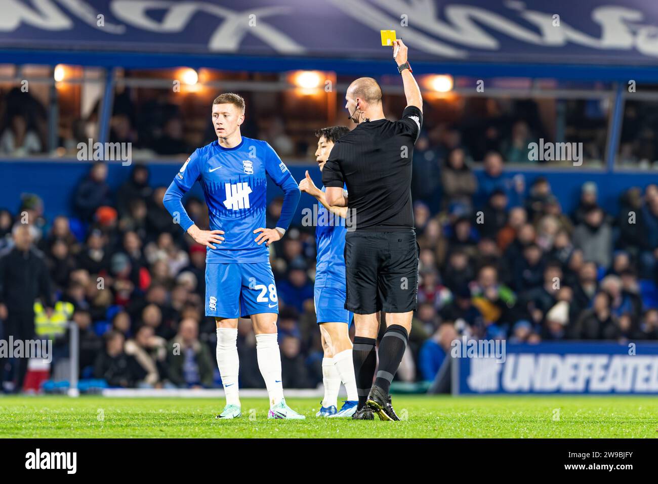 26th December 2023; St Andrews, Birmingham, West Midlands, England; EFL Championship Football ...