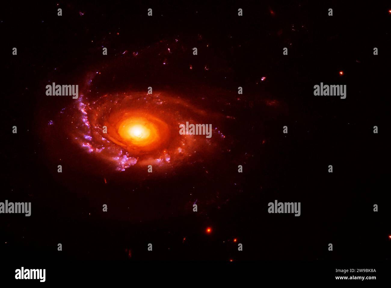Red cosmic nebula. Elements of this image furnished by NASA Stock Photo ...