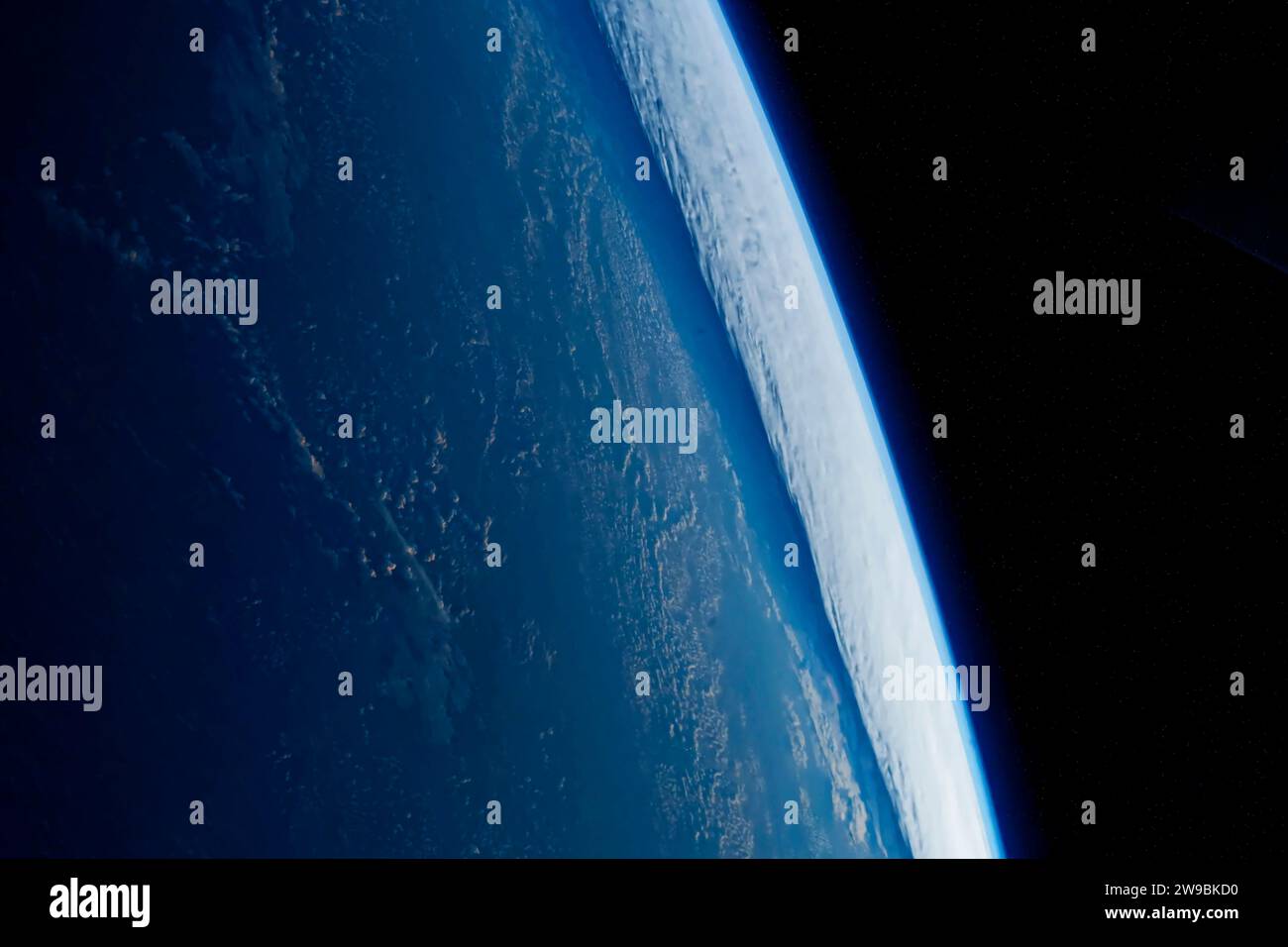 Atmosphere of planet Earth from space. Elements of this image ...