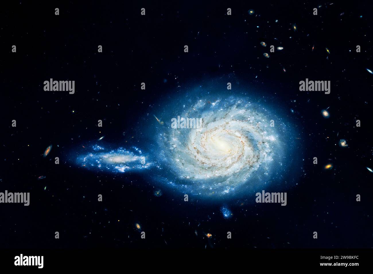 Beautiful space background. Elements of this image furnished by NASA ...