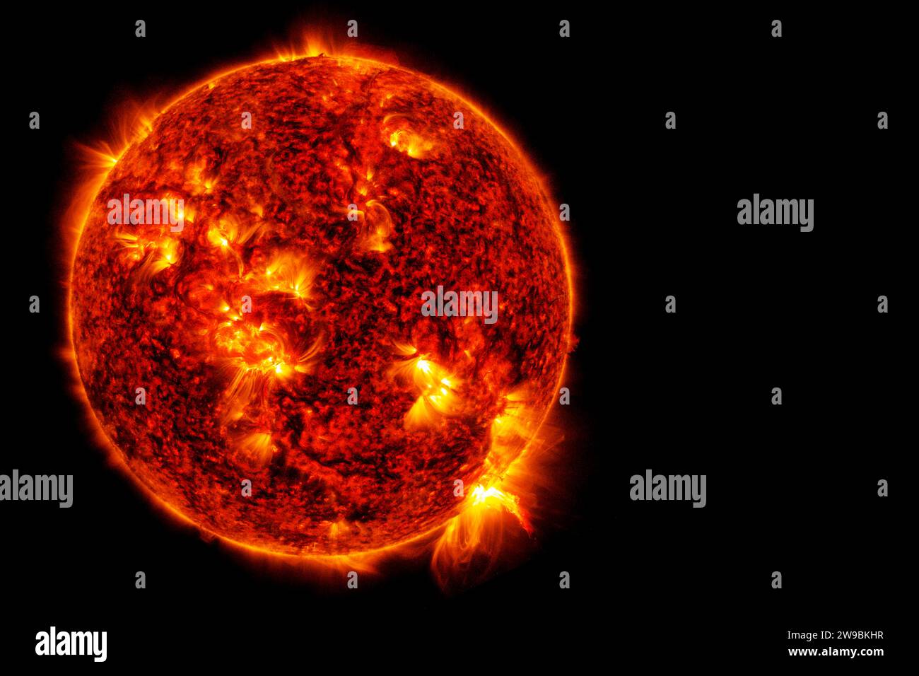 The sun from space. Elements of this image furnished by NASA Stock ...