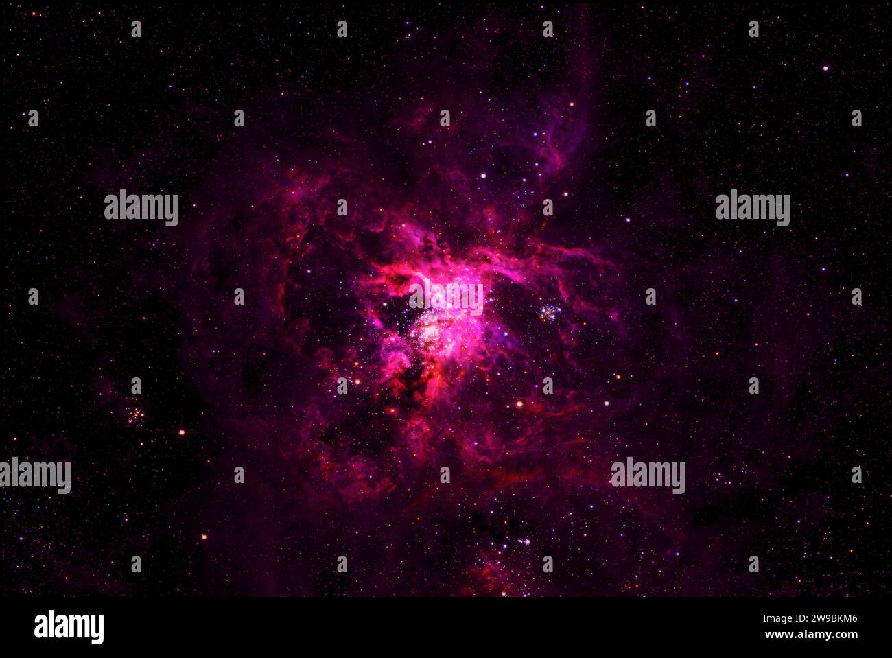 Red cosmic nebula. Elements of this image furnished by NASA Stock Photo ...