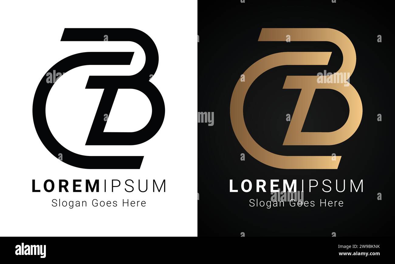 Luxury Initial CB or BC Monogram Text Letter Logo Design Stock Vector Image & Art - Alamy