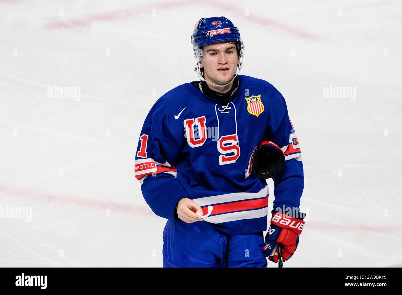Jimmy Snuggerud of, USA. , . during the 2024 IIHF Ice Hockey World ...