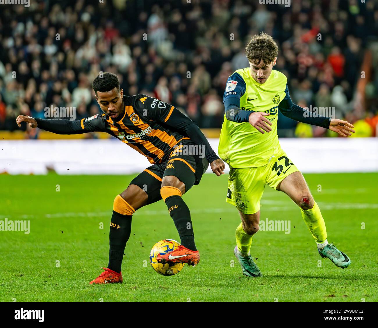 HULL, UK. 26th December 2023. EFL Championship Football League: Hull ...