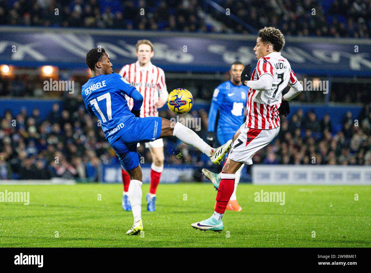 26th December 2023; St Andrews, Birmingham, West Midlands, England; EFL Championship Football ...