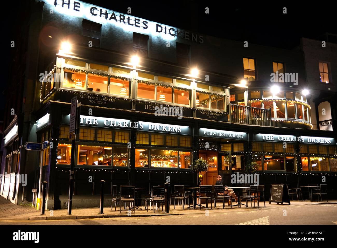 the charles dickens pub & restaurant,broadstairs town,east kent,uk ...