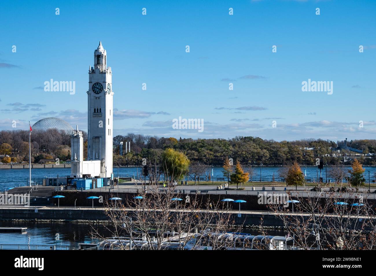 Sailor's Memorial Clock tower in vieux Montreal, Quebec, Canada Stock ...