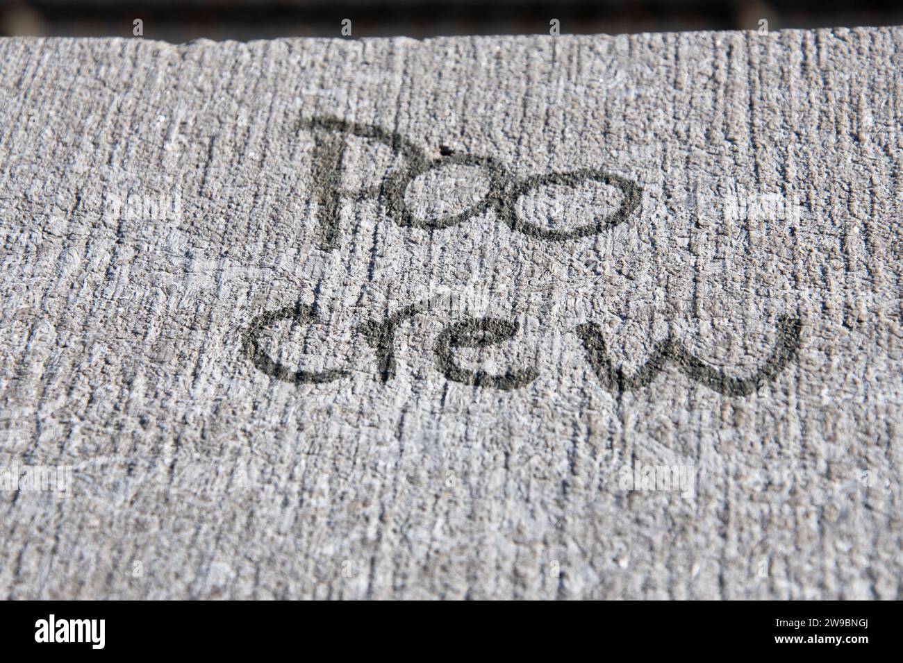 Poo crew graffiti at vieux Montreal, Quebec, Canada Stock Photo - Alamy