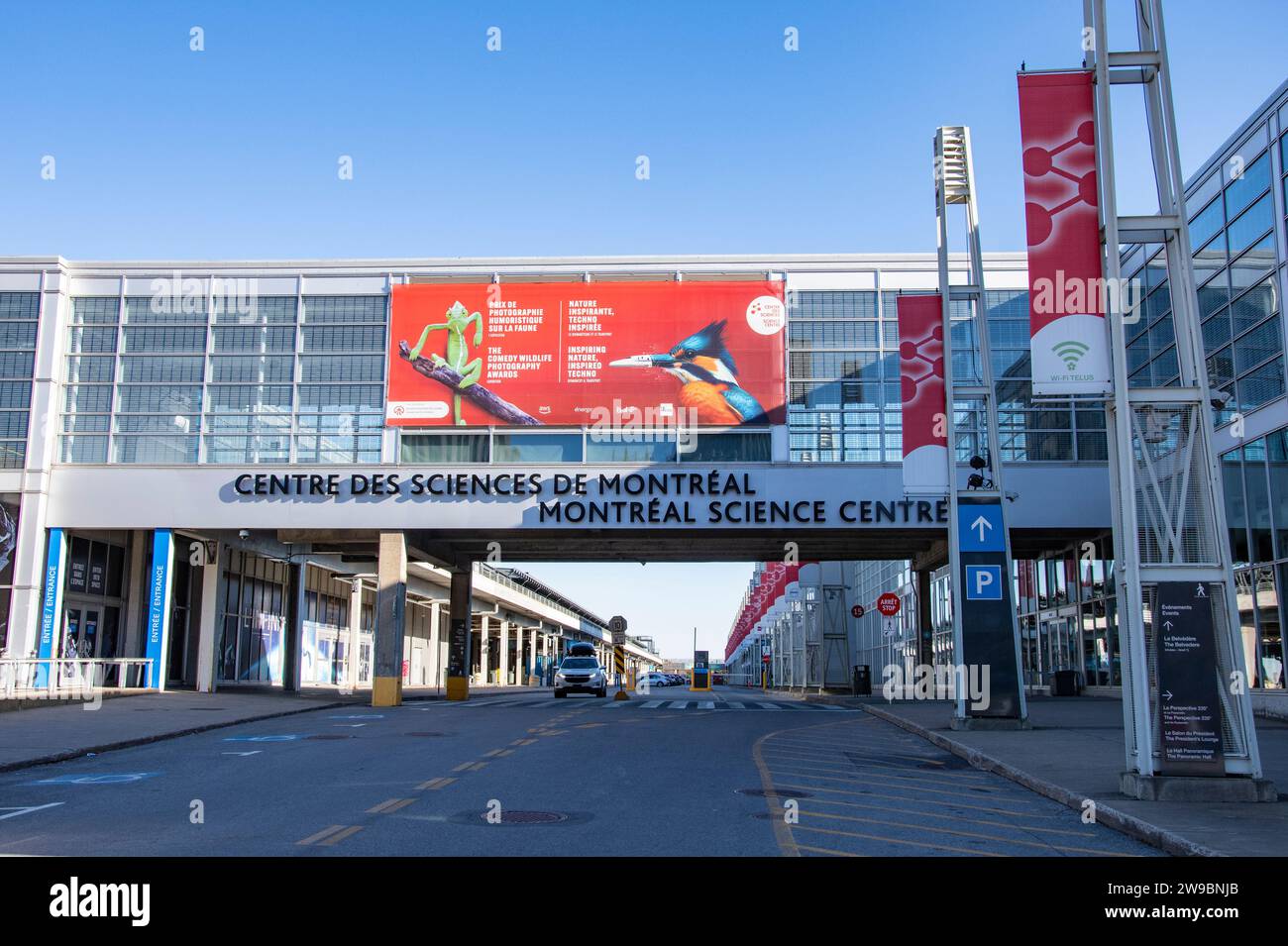 Science Centre sign in vieux Montreal, Quebec, Canada Stock Photo - Alamy