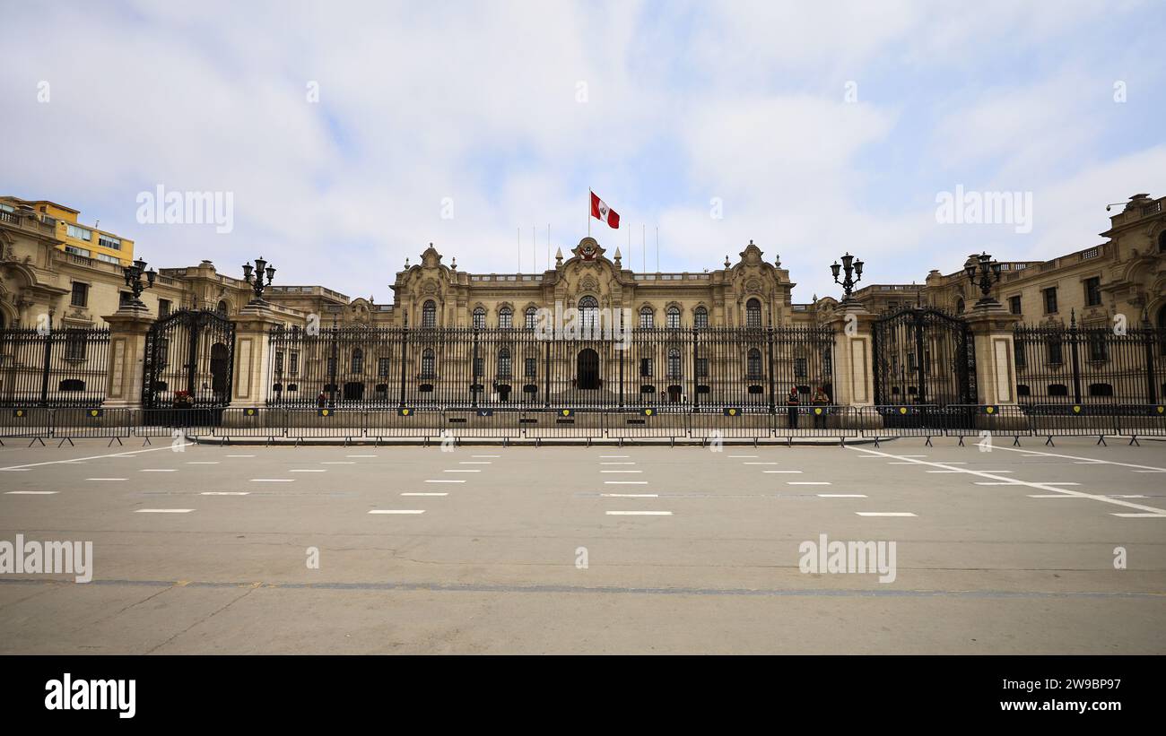 A Government Palace in Lima, Peru Stock Photo - Alamy