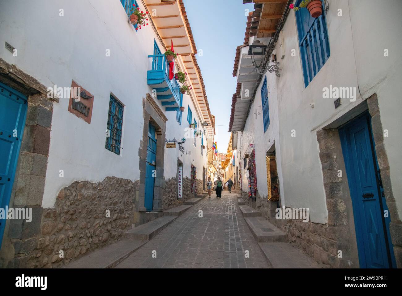 A street in Cusco, Peru Stock Photo - Alamy