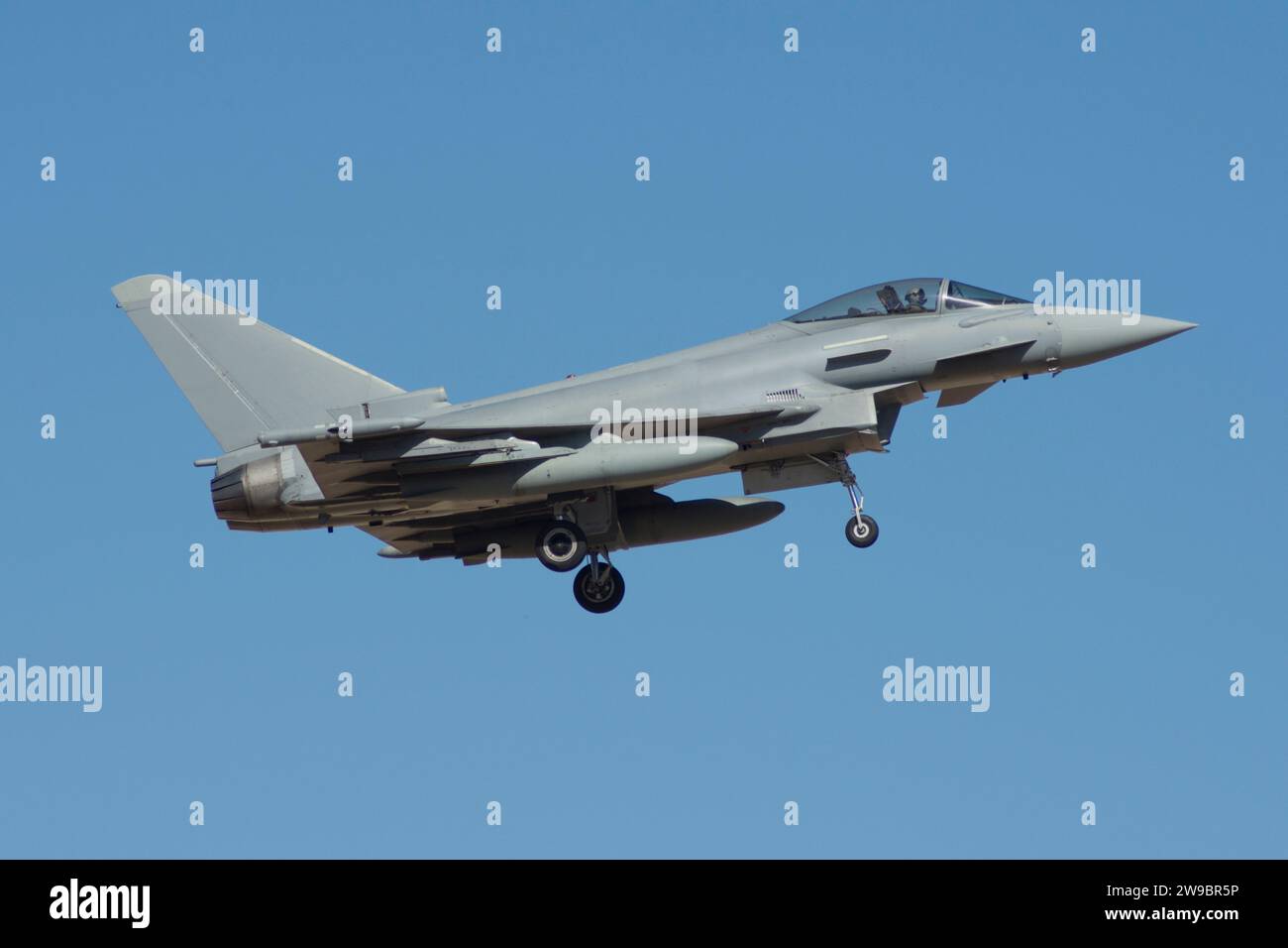 Modern Eurofighter Typhoon fighter plane Stock Photo - Alamy