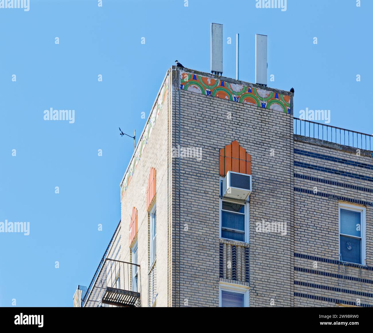 711 Brightwater Court, an Art Deco apartment building detailed in ...