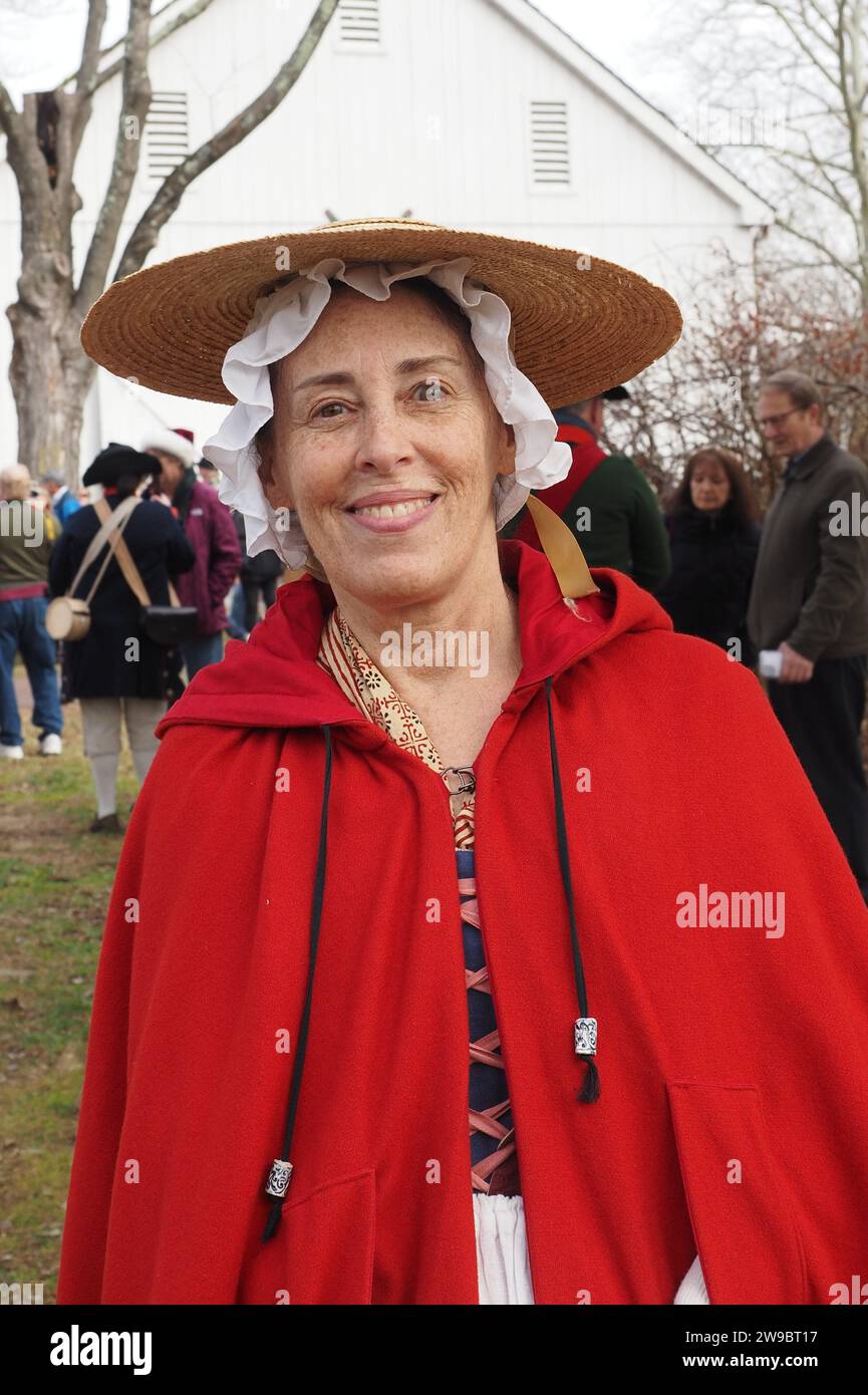 The reenactment of Washington crossing the Delaware River is done every ...