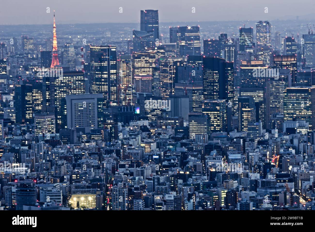 View over tokio including tokio tower Stock Photo - Alamy