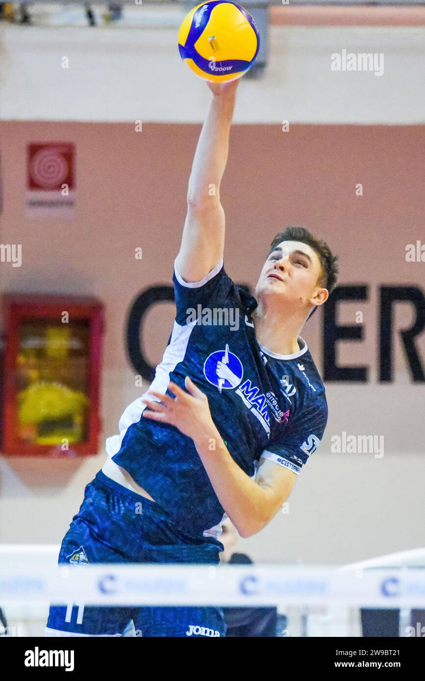 Latina, Italy. 26th Dec, 2023. Faure Theo Alexandre attack (Cisterna ...