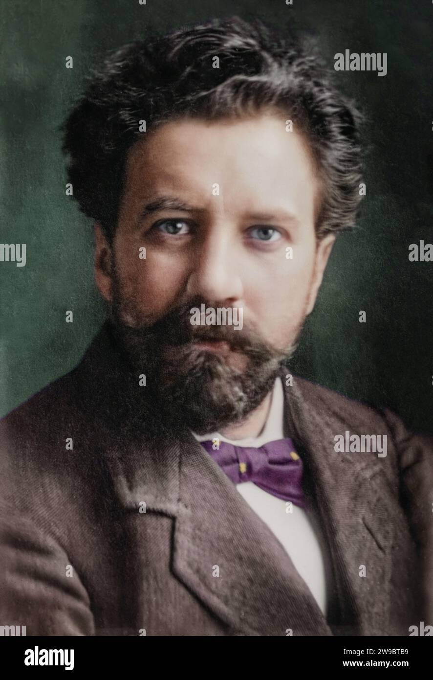 Portrait of Sir Henry Joseph Wood. Bain News Service, publisher Stock ...