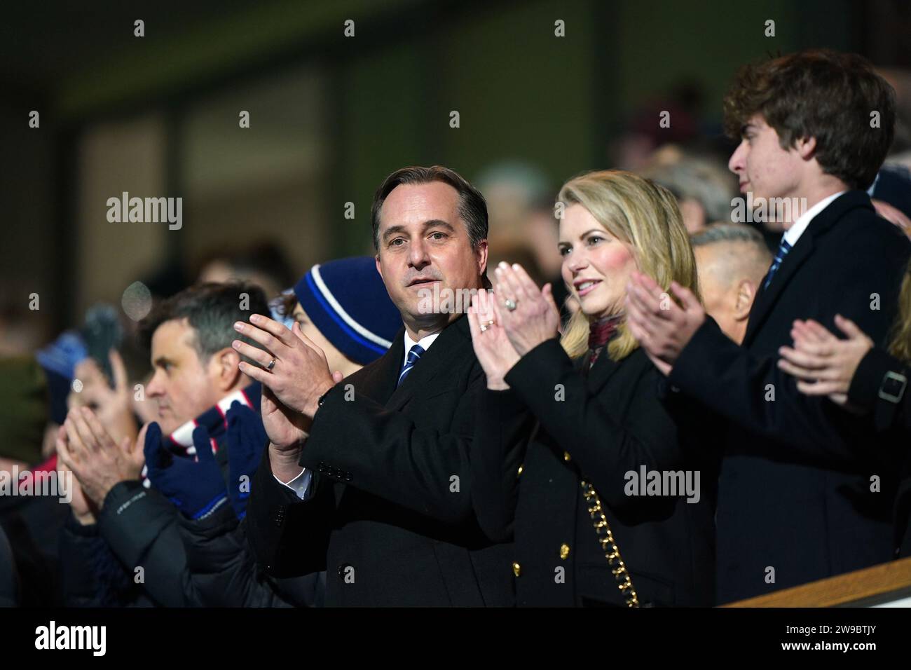 Ipswich Town Co-owner Mark Detmer in the stands during the Sky Bet ...