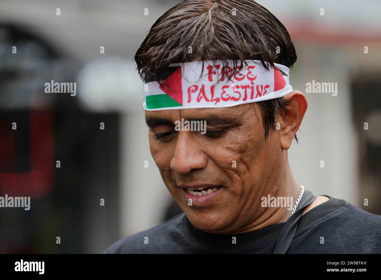 Mexico City, Mexico. 26th Dec, 2023. Man who joined the cause of the 43 ...